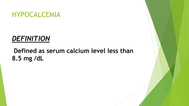 HYPOCALCEMIA AND HYPERCALCEMIA presentation.pdf | Endocrine and ...