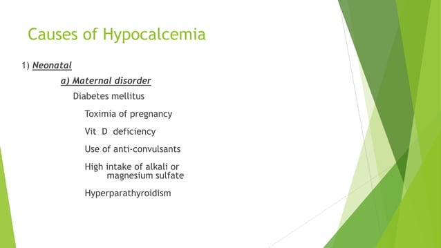 HYPOCALCEMIA AND HYPERCALCEMIA presentation.pdf | Endocrine and Metabolic Diseases | Diseases ...