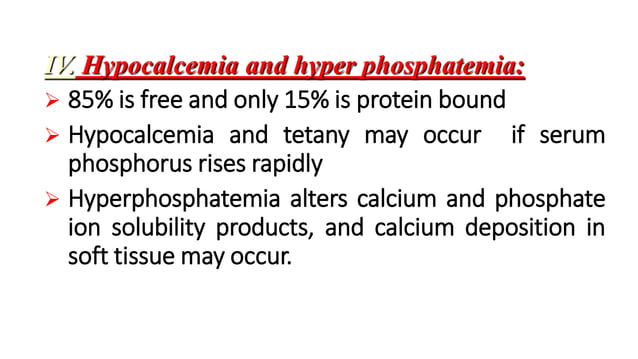 Hypocalcemic tetany | PPTX
