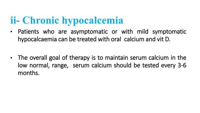 Hypocalcemic tetany | PPTX