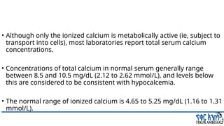 Calcium Metabolism and Disorders Seminar.pptx