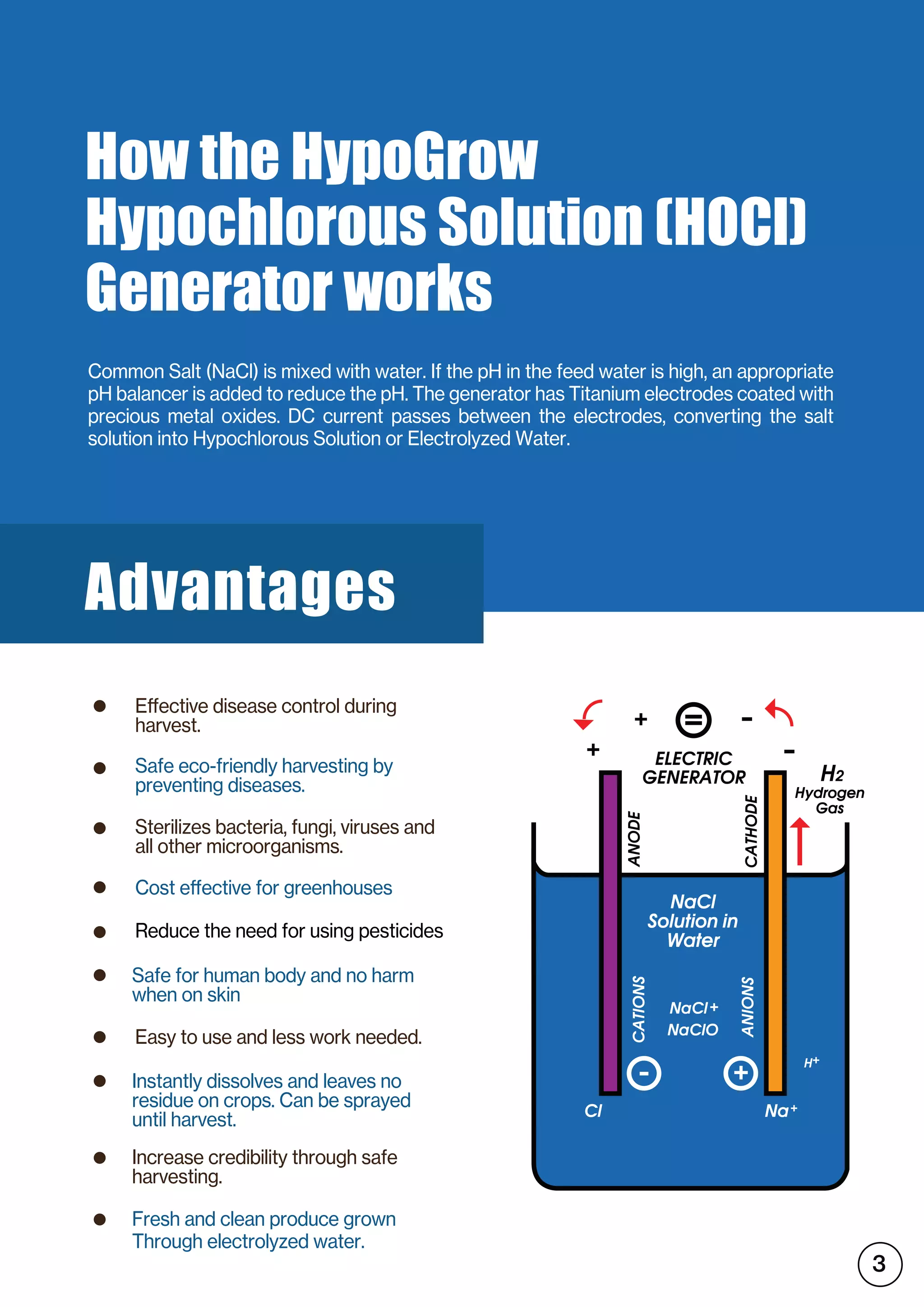 Hypochlorous Solution for Agriculture - Organic Biocide for Plants | PDF