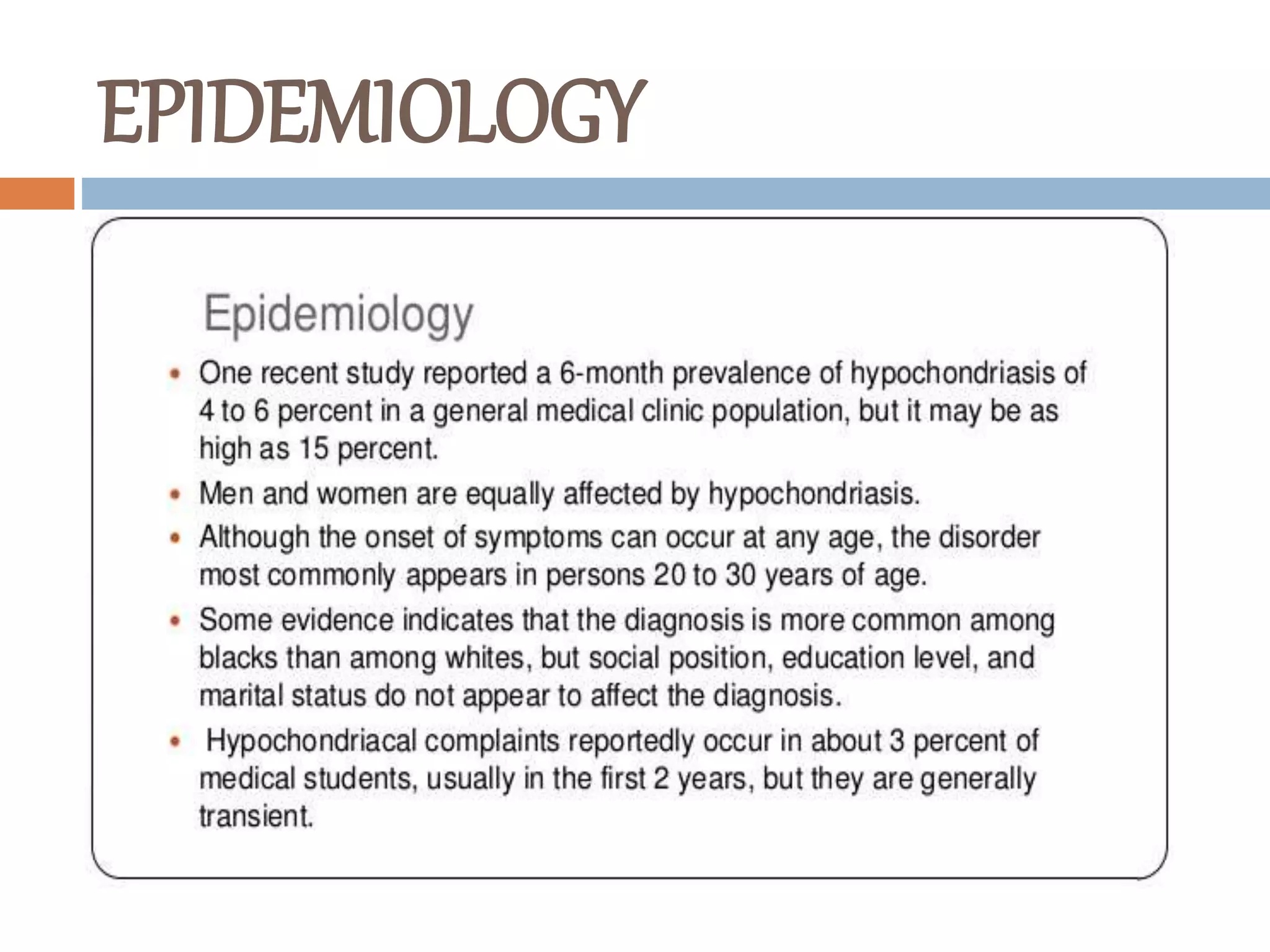 Hypochondriasis by RITIKA SONI | PPTX