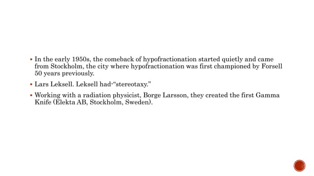 HYPOFRACTIONATION IN RADIOTHERAPY | PPTX
