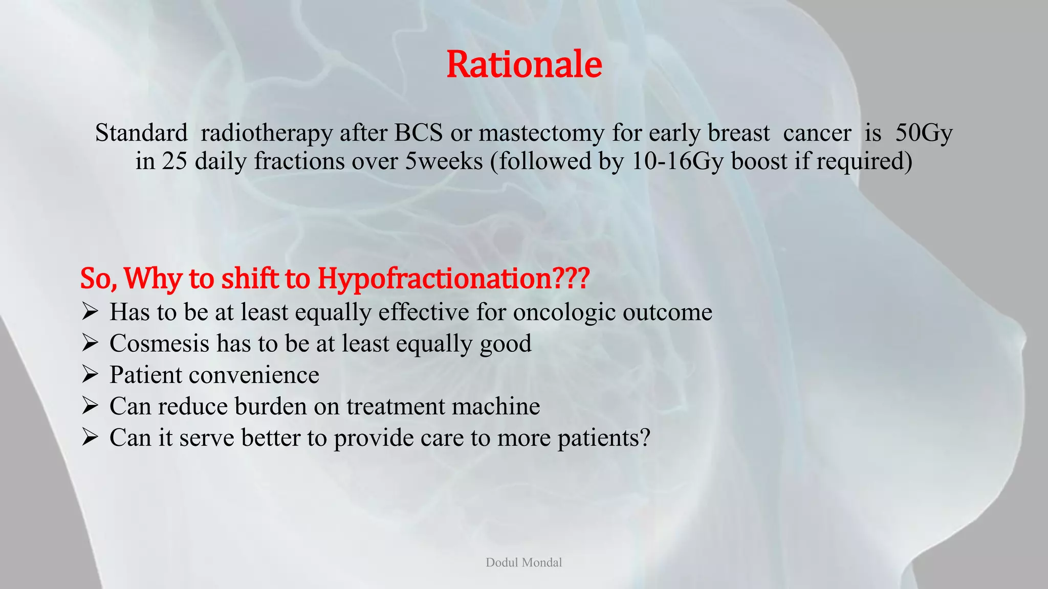 Hypofractionation in breast cancer | PDF