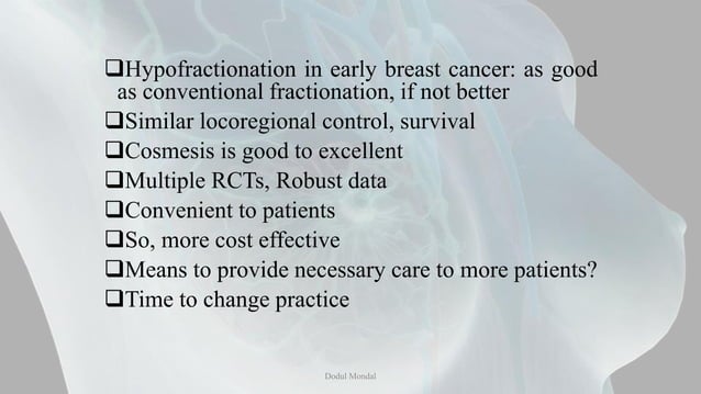 Hypofractionation in breast cancer | PDF