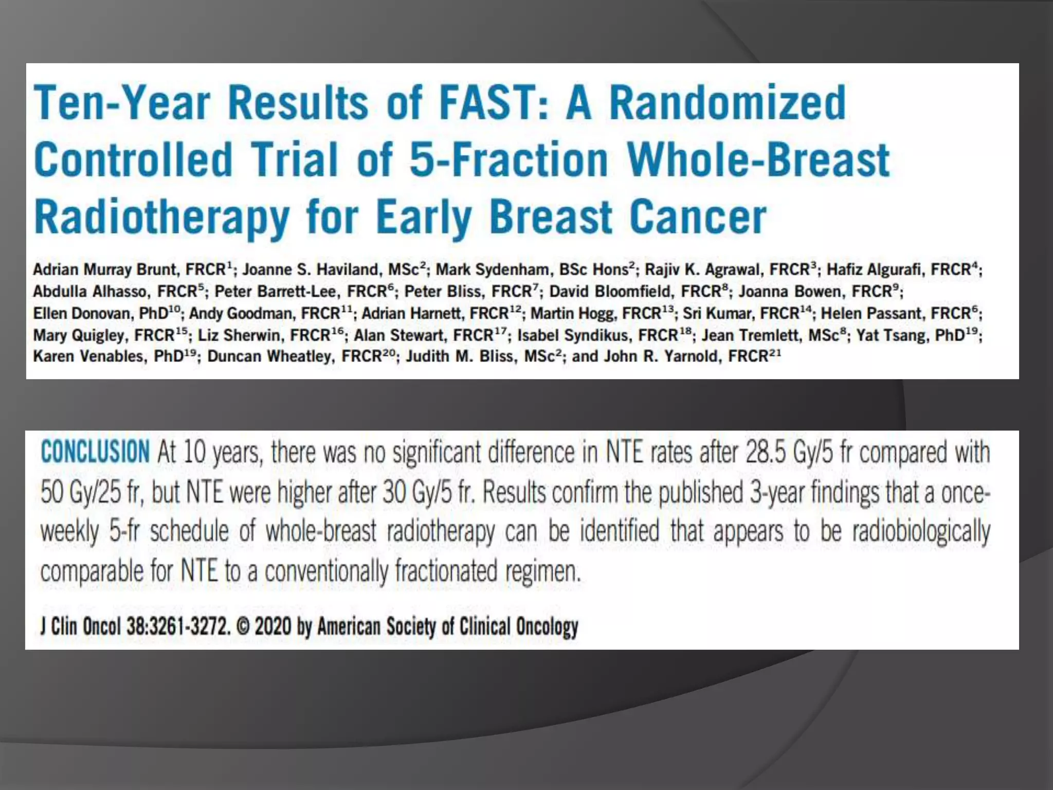 Hypofractionated Radiotherapy in Breast Cancer.pptx