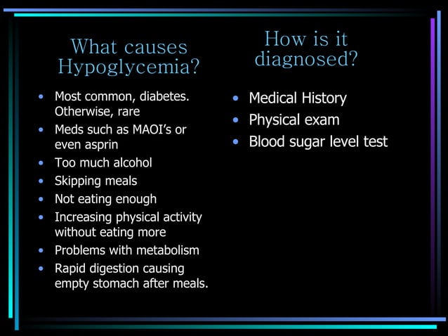 Hypoglycemia | PPT