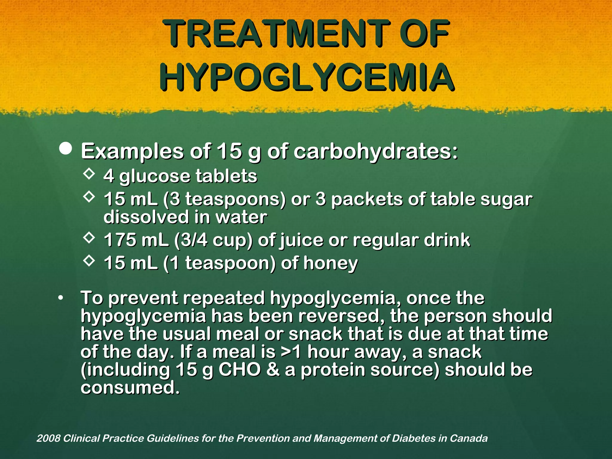 Hypoglycemia | PPT