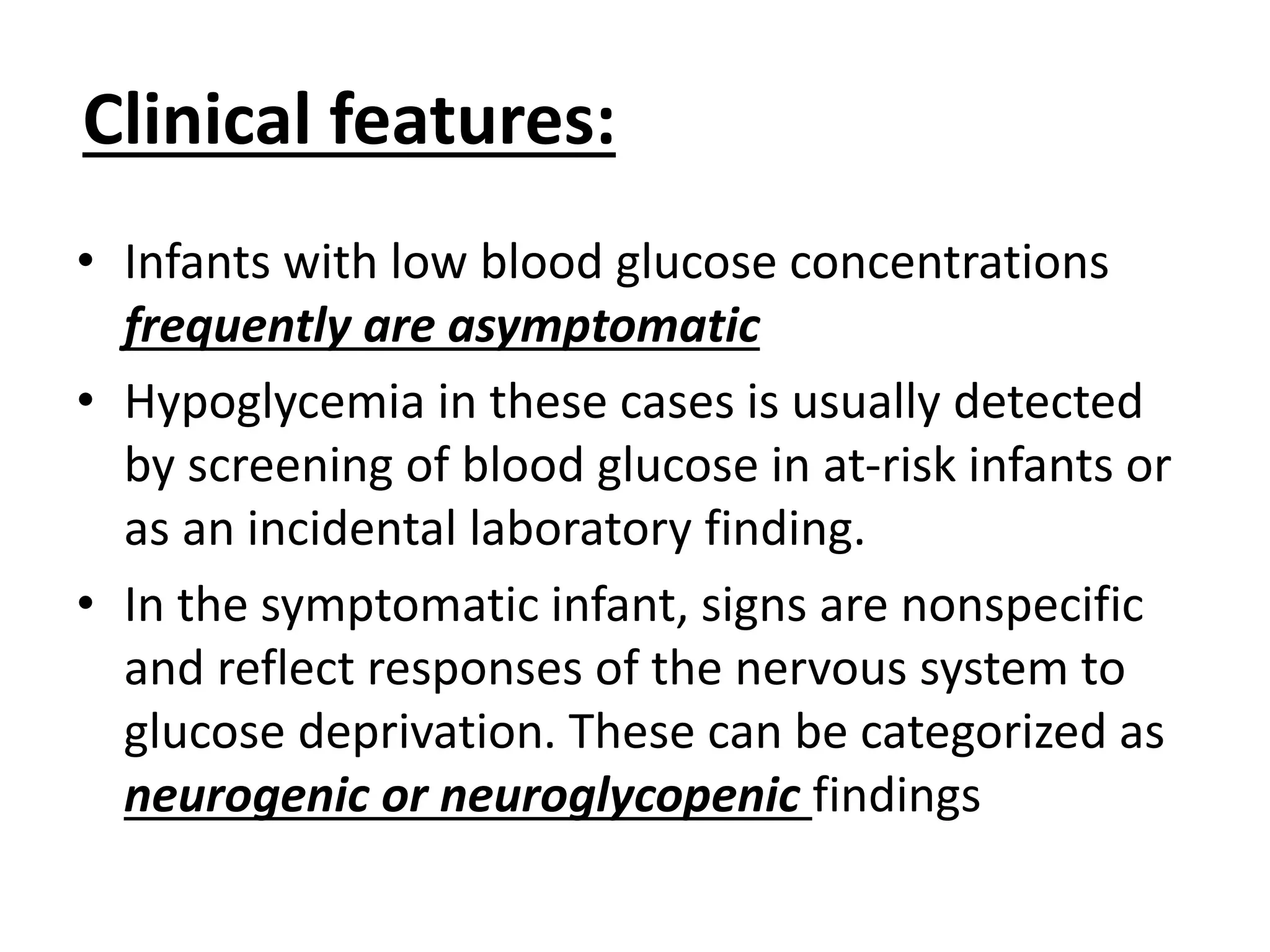Neonatal Hypoglycemia | PPTX