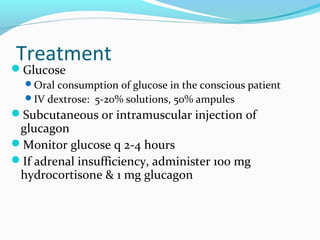 Hypoglycemia | PPT