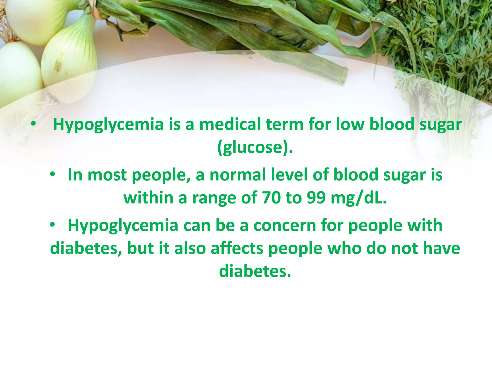 Hypoglycemia | PPTX