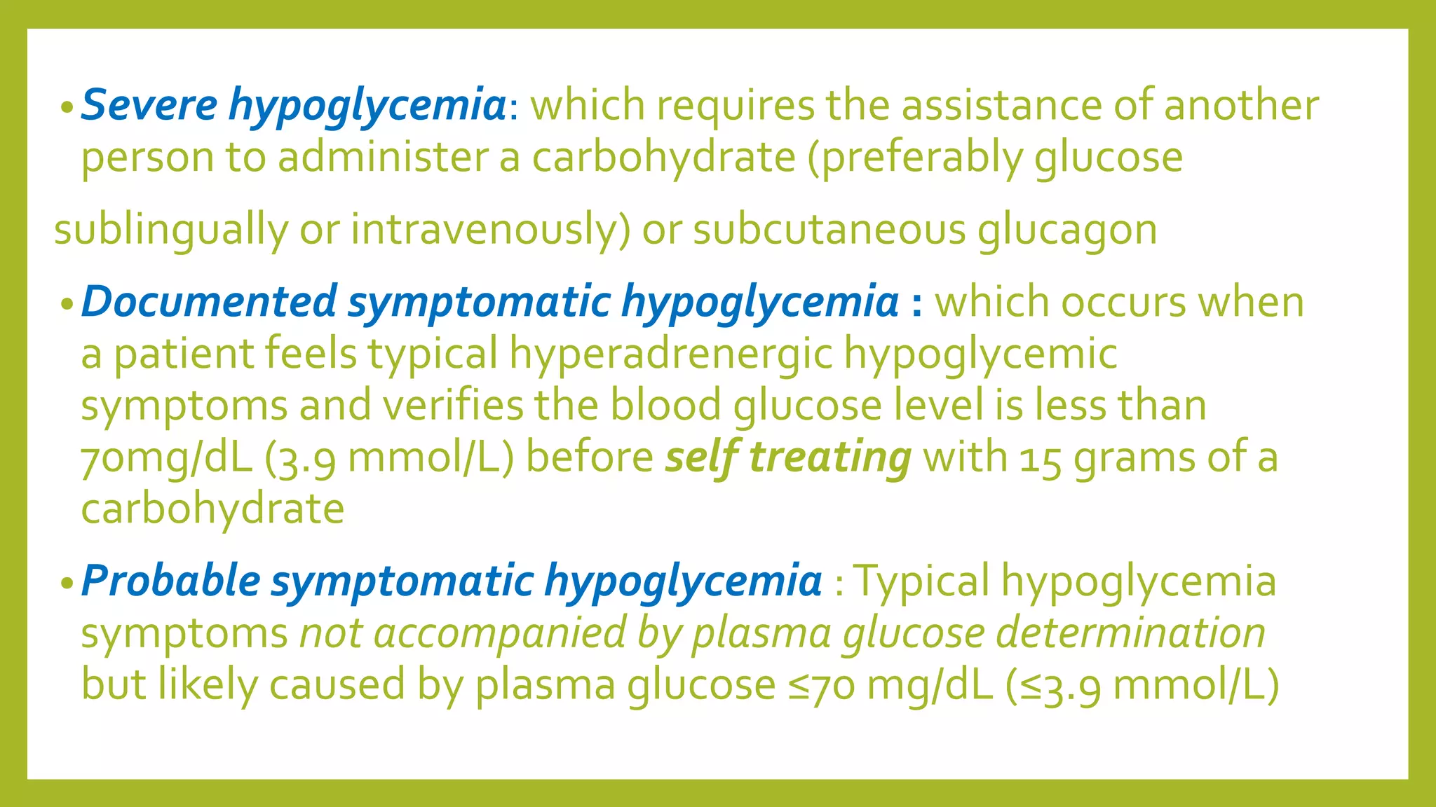 Hypoglycemia | PPTX