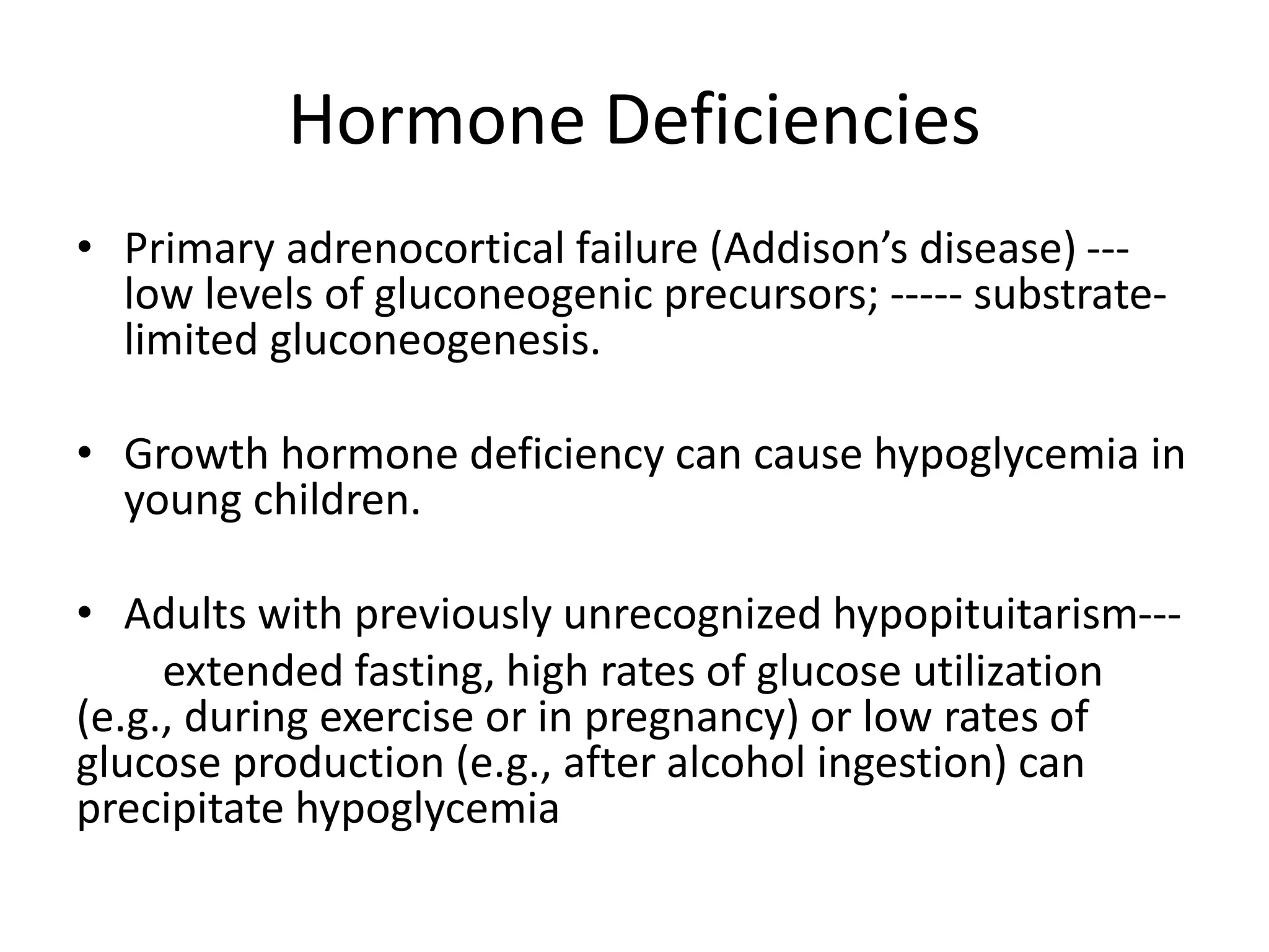 Hypoglycemia- Causes And Treatment | PPTX