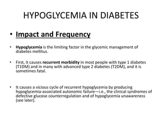 Hypoglycemia- Causes And Treatment | PPTX
