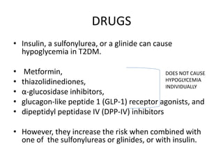 Hypoglycemia- Causes And Treatment | PPTX