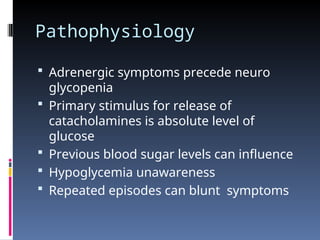 Hypoglycemia ppt for students of bhms 1st year | PPT