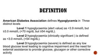 Hypoglycemia medicine seminar presentation.pptx