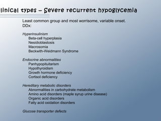 Hypoglycemia and hyperglycemia | PPT