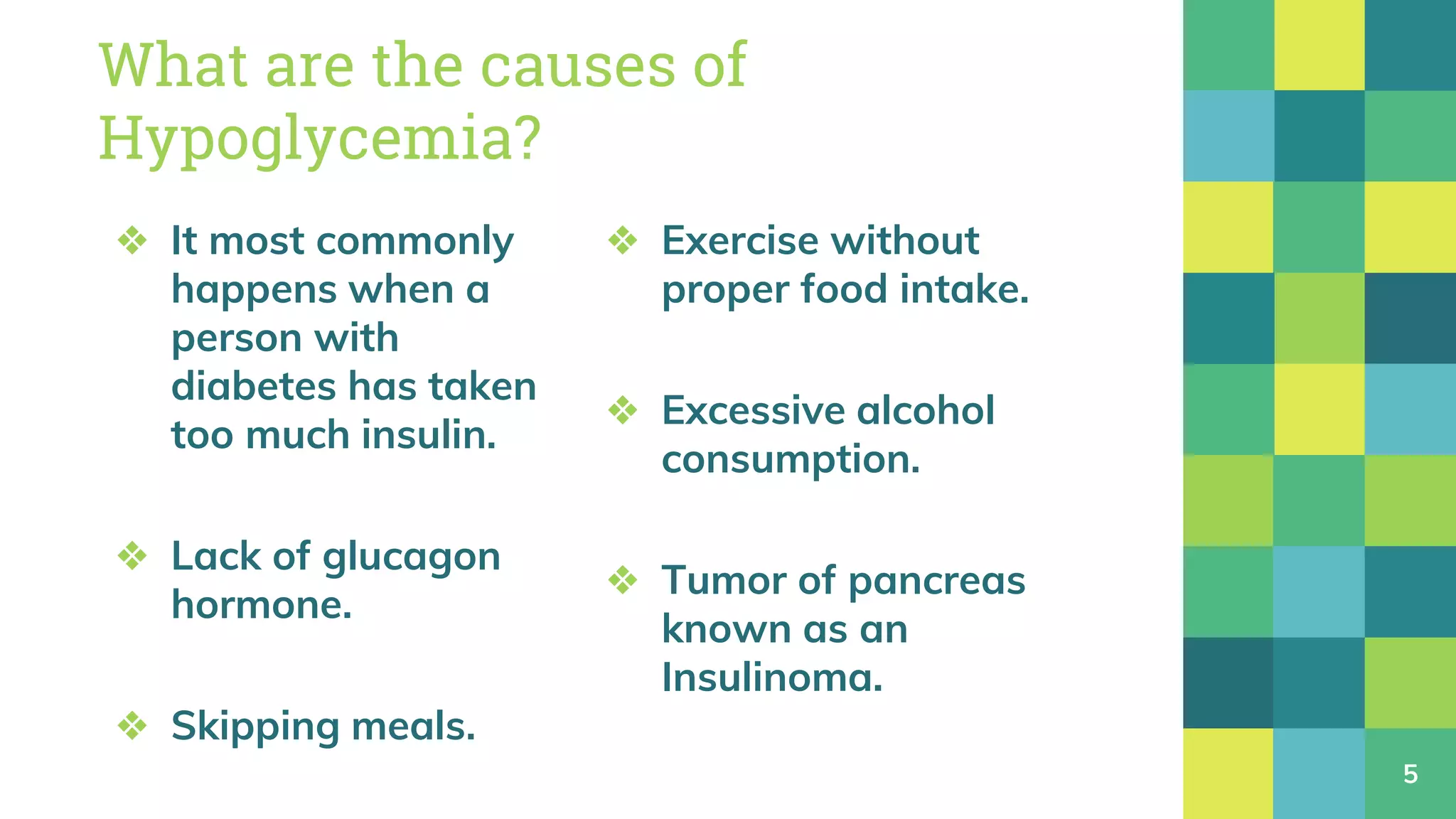 Presentation on Hypoglycemia | PPTX