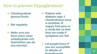 Presentation on Hypoglycemia | PPTX