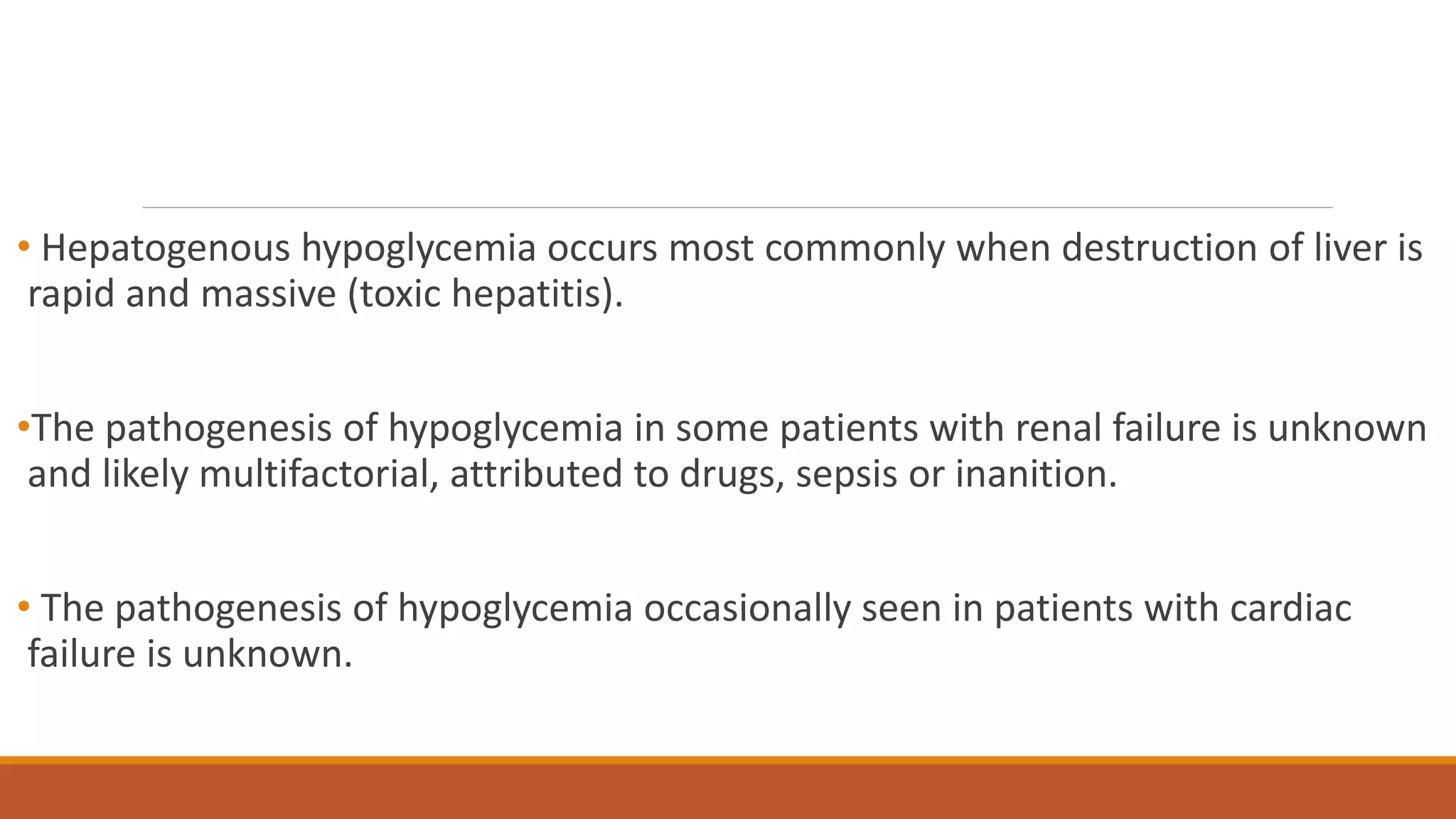 Hypoglycemia by Dr Shubham Jain | PPTX