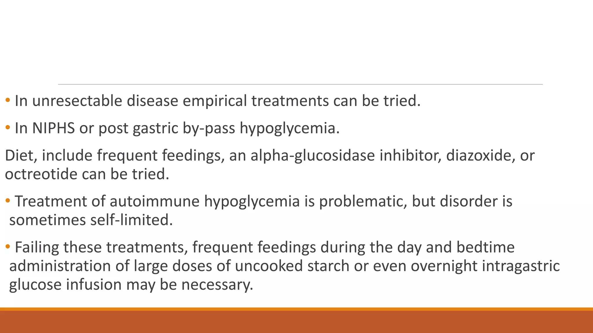 Hypoglycemia by Dr Shubham Jain | PPTX
