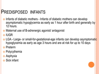 Hypoglycemia in the neonate.ppt | Pregnancy | Reproductive Health