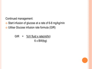 Hypoglycemia in the neonate.ppt | Pregnancy | Reproductive Health