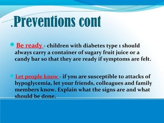 Hypoglycemia ppt | PPT