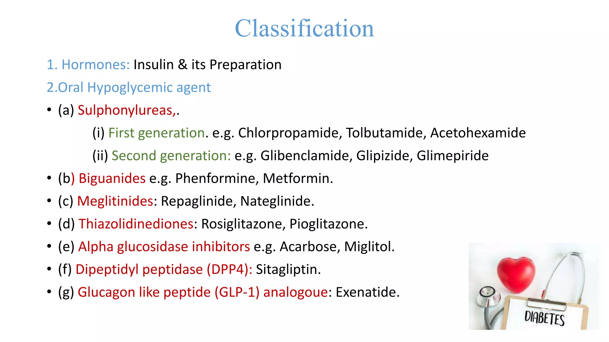 Hypoglycemic agent by Ms. Gunjegaonkar M.B. | PPTX