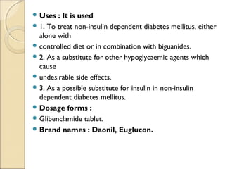 Hypoglycemic agents | PPT