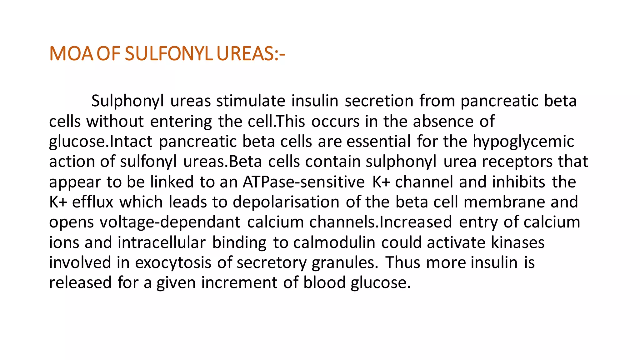 Hypoglycemic agents | PDF