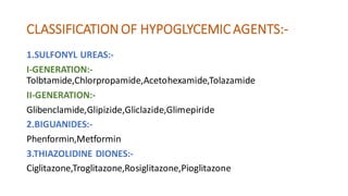 Hypoglycemic agents | PDF