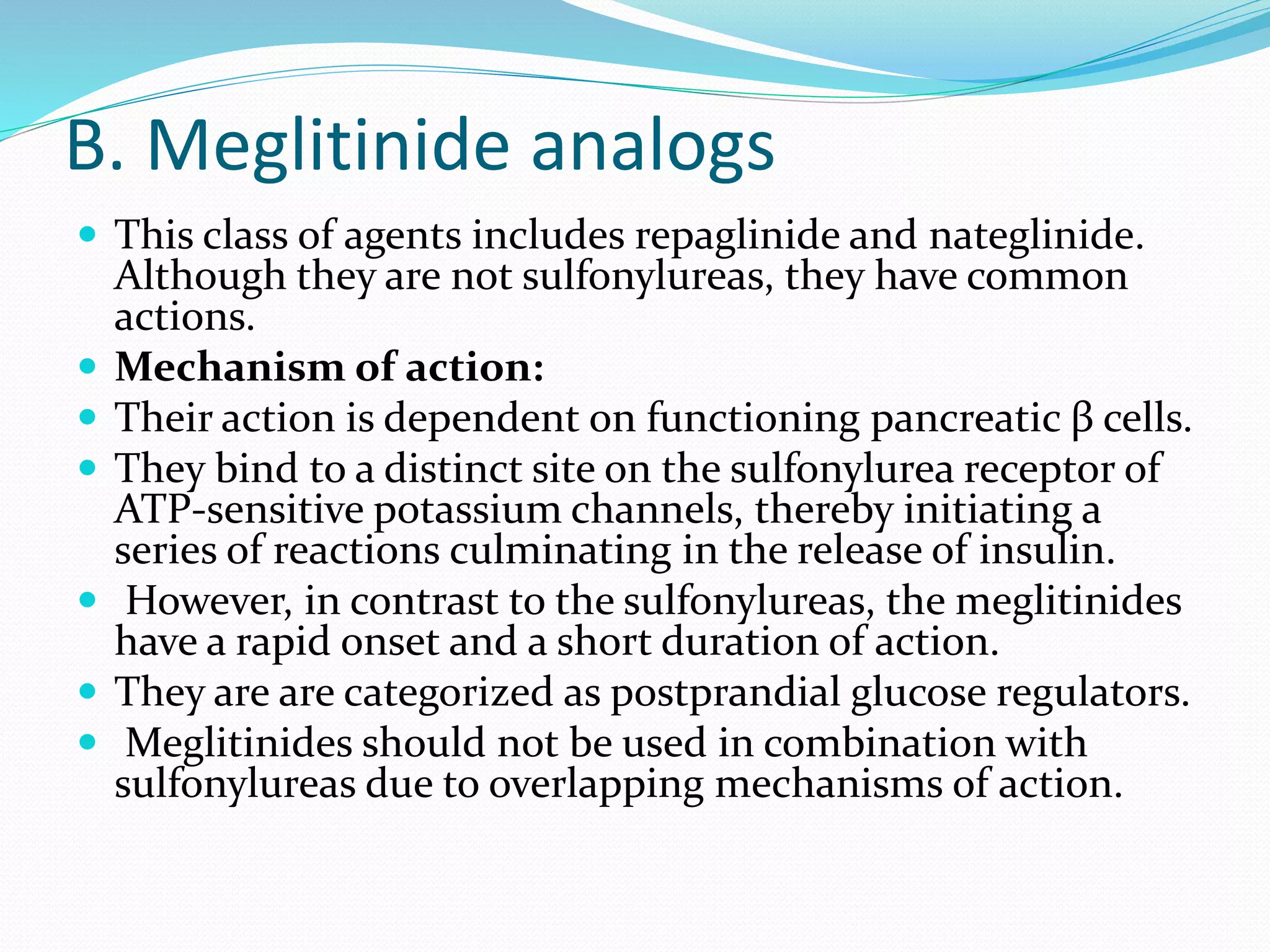 Hypoglycemic agents | PPTX