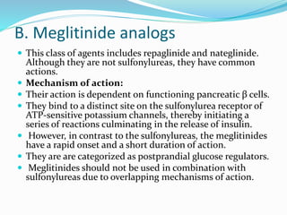 Hypoglycemic agents | PPTX