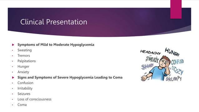 Hypoglycemic Coma: Causes, Symptoms, Diagnosis, and Management | PPTX ...