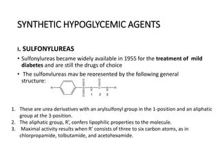 Hypoglycemics agents | PPTX | Endocrine and Metabolic Diseases | Diseases and Conditions