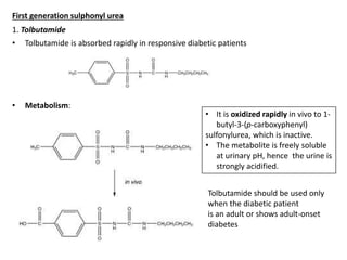 Hypoglycemics agents | PPTX | Endocrine and Metabolic Diseases | Diseases and Conditions