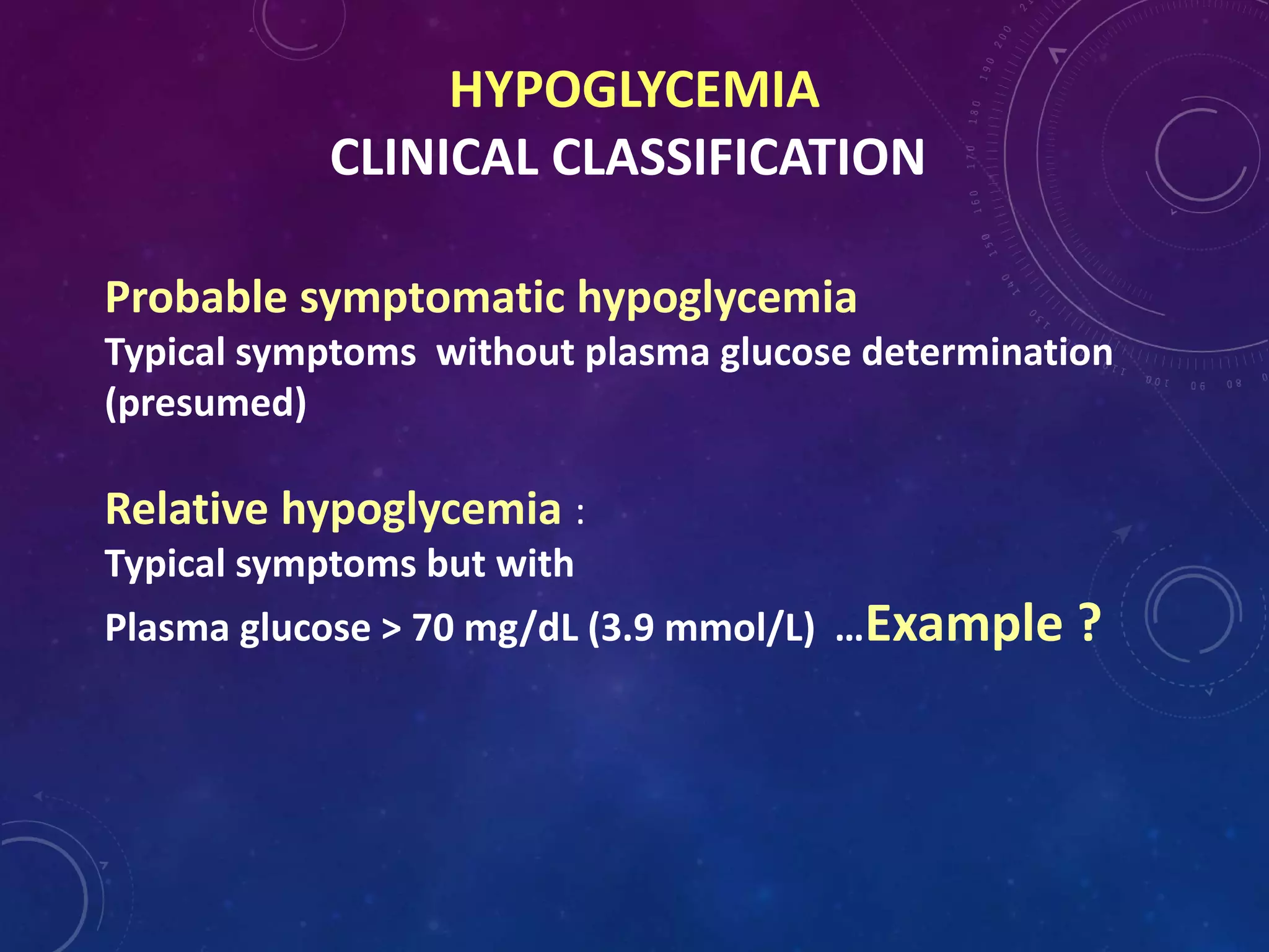 Hypoglycemi for dm educators | PPTX
