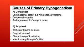 Hypogonadism | PPTX