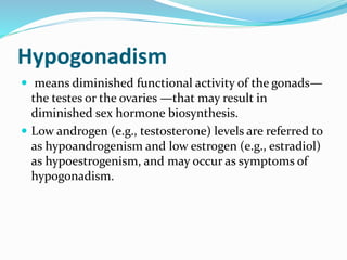 Hypogonadism | PPT