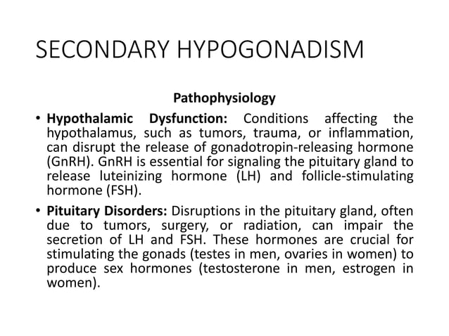 Hypogonadism- Primary and Secondary.pptx