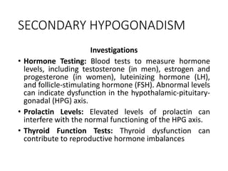 Hypogonadism- Primary and Secondary.pptx