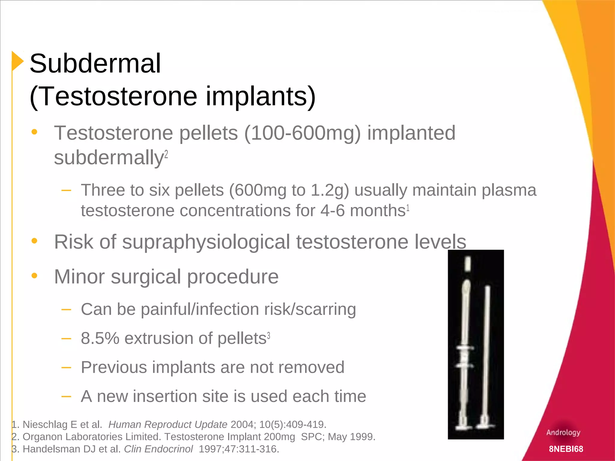 Hypogonadism And Testosterone Replacement Ppt