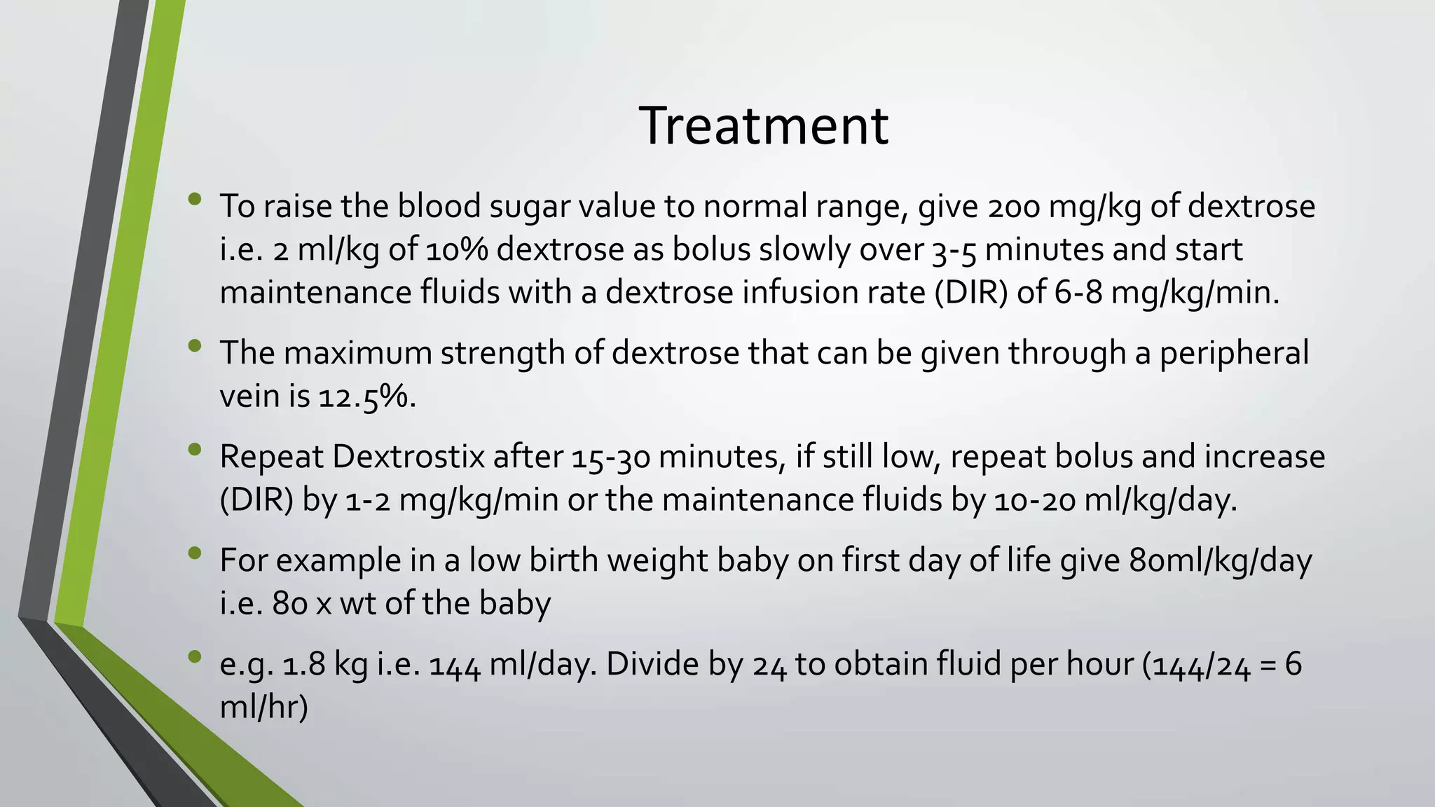 Hypogylcemia (neonate) | PPTX
