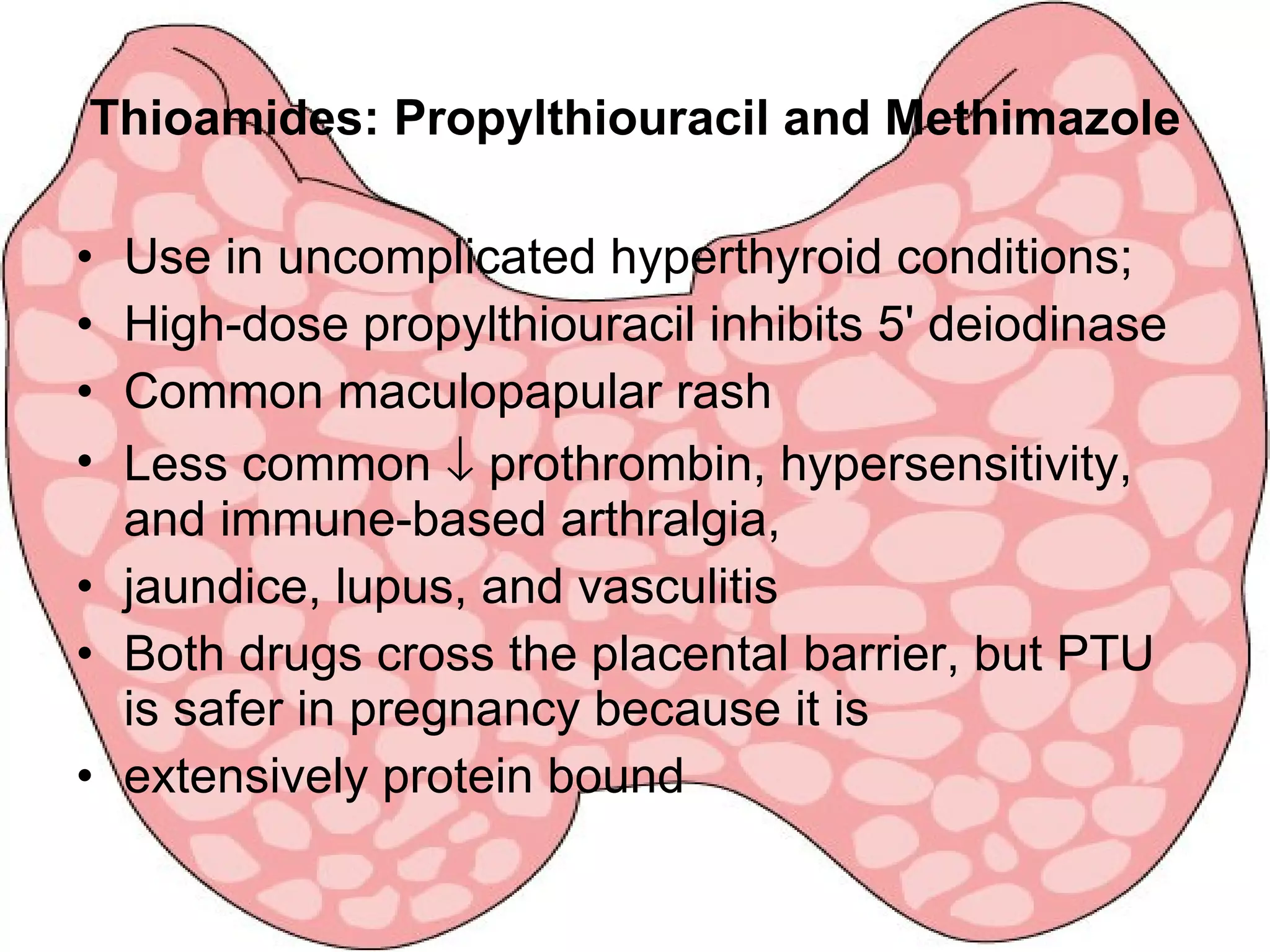 Hypo & hyperthyroidism pharmacotherapy | PPT