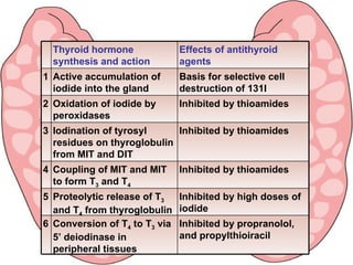 Hypo & hyperthyroidism pharmacotherapy | PPT