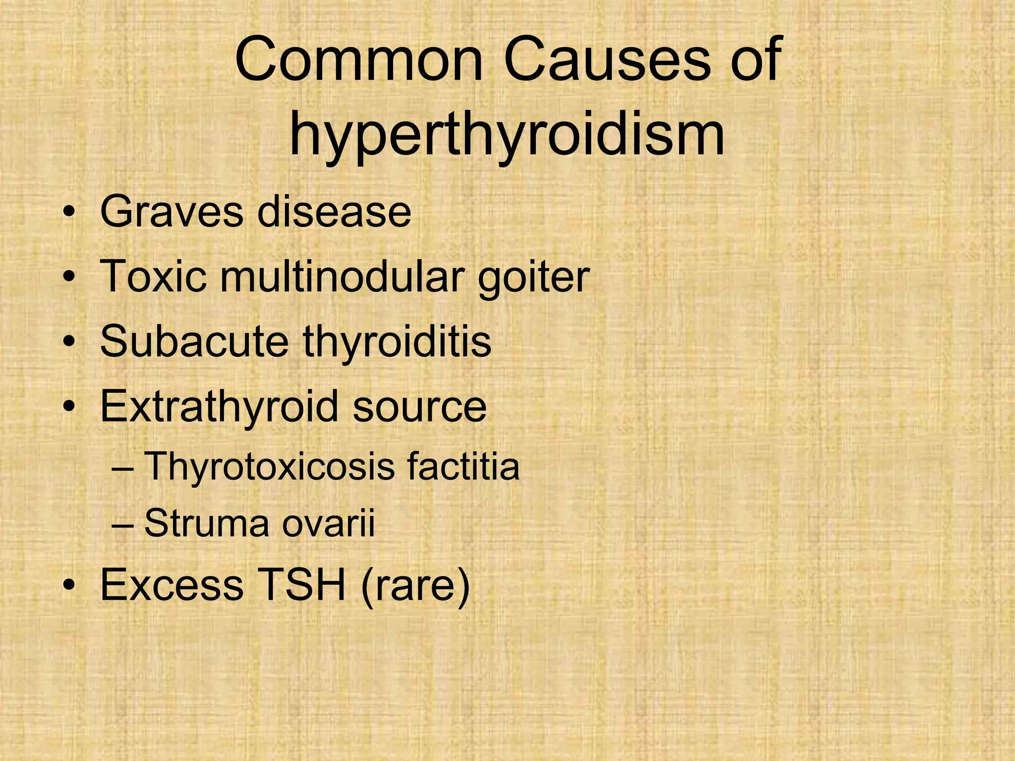 Hypo & hyperthyroidism pharmacotherapy | PPT