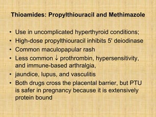 Hypo & hyperthyroidism pharmacotherapy | PPT